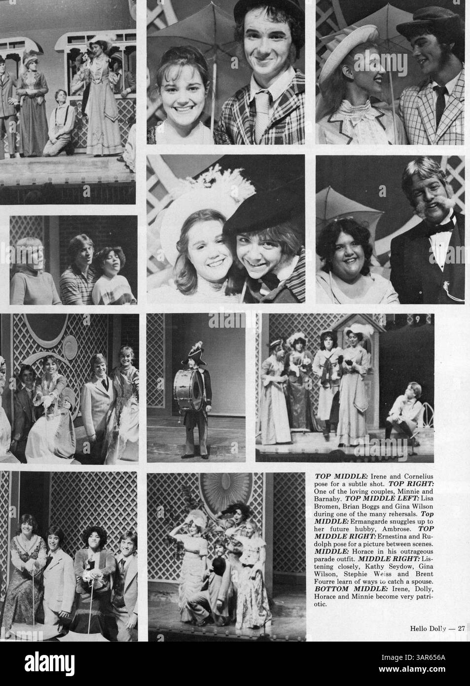 This 1982 high school yearbook from Park Center features documentation ...