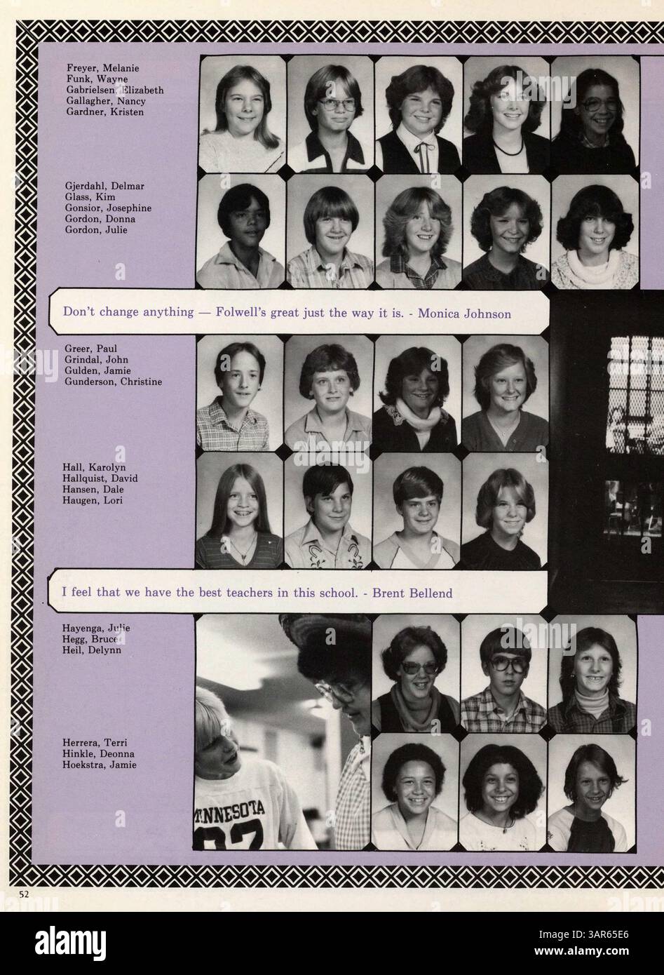 The Folwell Junior High yearbook, The Folwell Falcon, 1981 edition ...