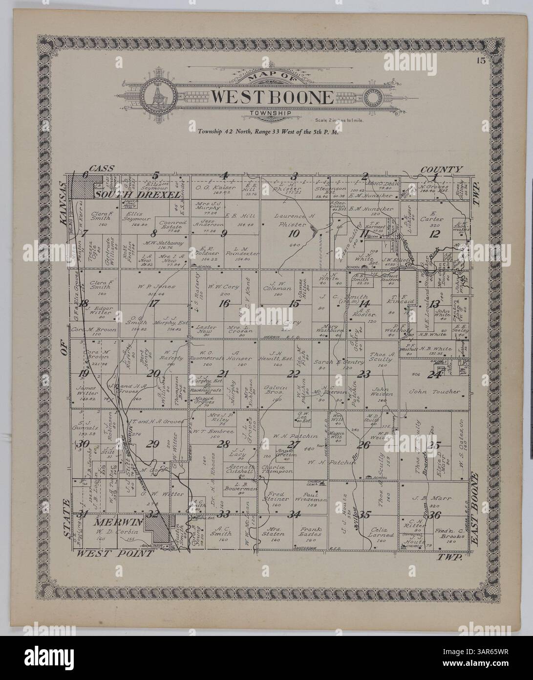 The Standard Atlas of Bates County, Missouri, by the Missouri ...