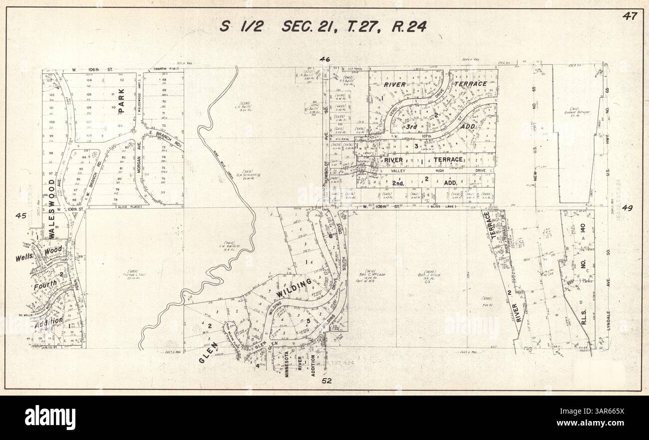 This collection includes surveys and plats documenting property ...