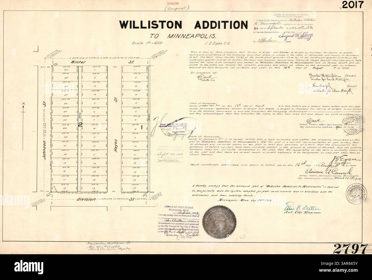 The Williston Addition map provides details about the neighborhood ...