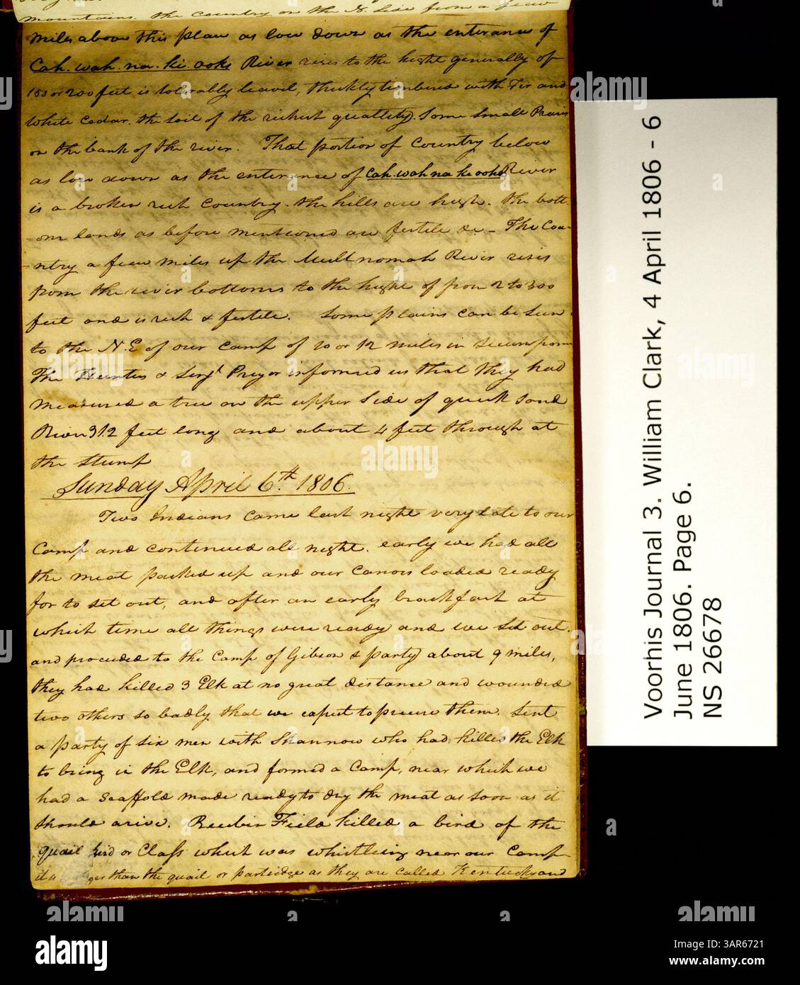 Volume 3 of the Clark Family Collection includes Voorhis Journal No. 3 ...