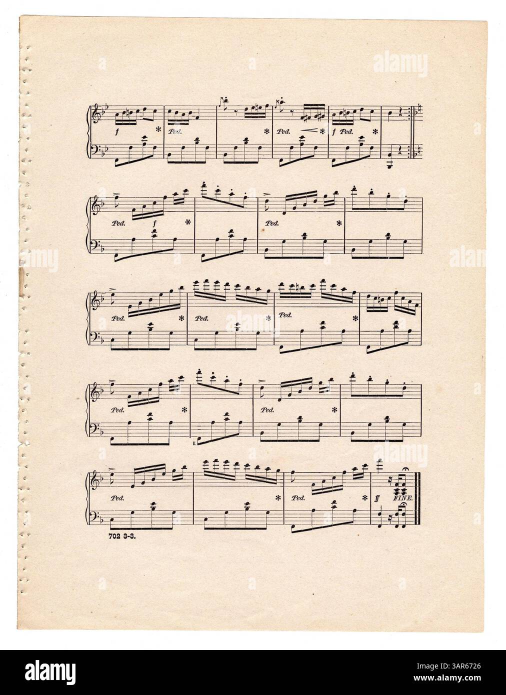 A music sheet titled 'Edelweiss,' plate number 702-Rro 3-1-3-3, from ...