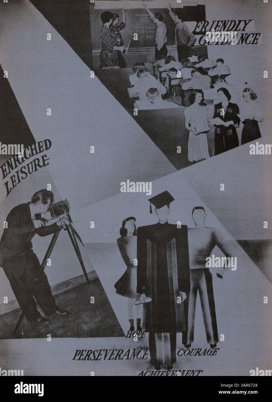 The Roosevelt High School 1941 yearbook, Sagamore, features photographs ...