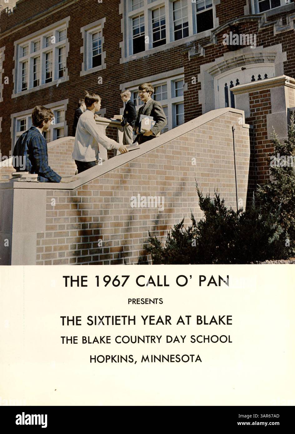 The 1967 edition of Blake School's yearbook, Call O' Pan, includes a ...