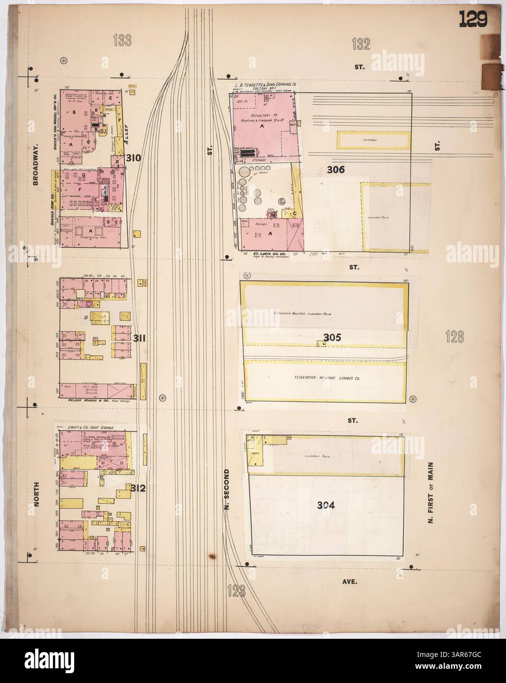 Whipple's 1897 fire insurance map of St. Louis, Missouri, Volume 3 ...