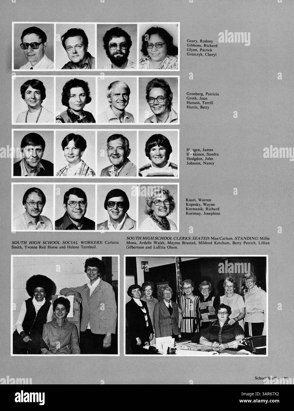 The 1979 Tiger Yearbook from South High School provides a detailed ...