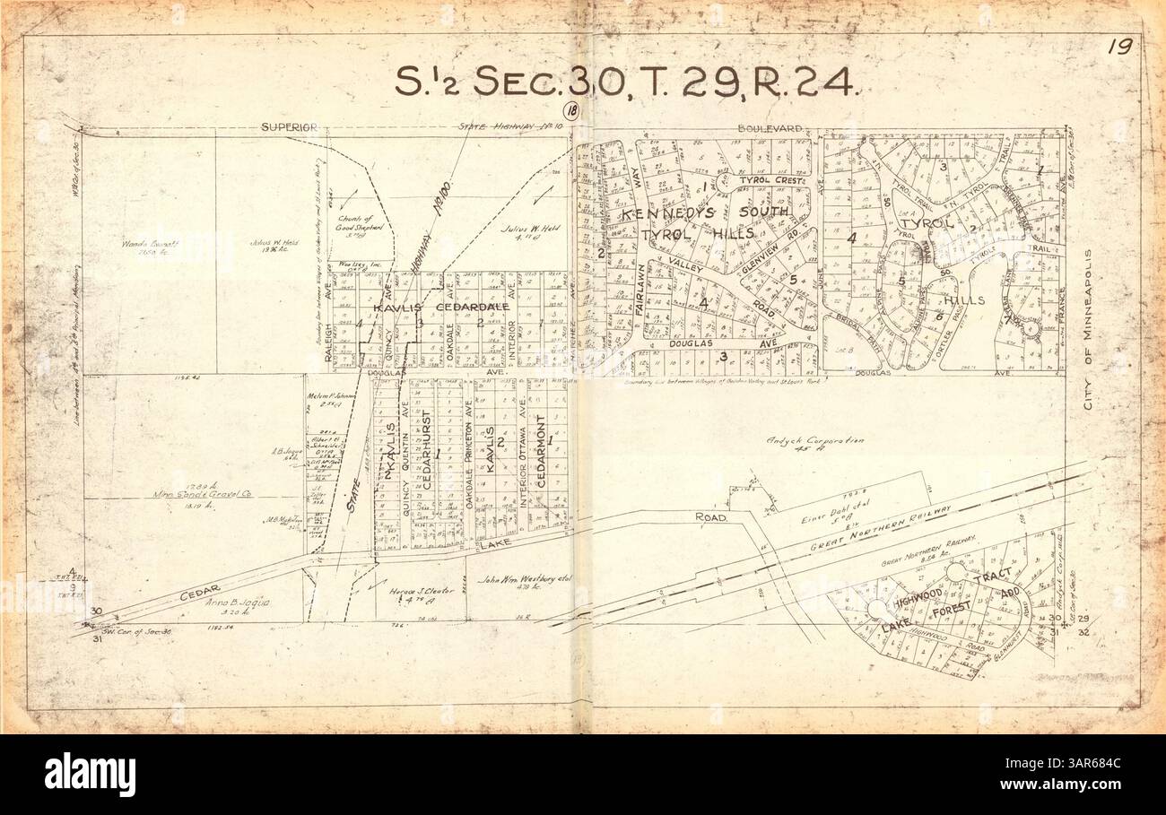 The Atlas of Golden Valley provides detailed plat maps for the village ...