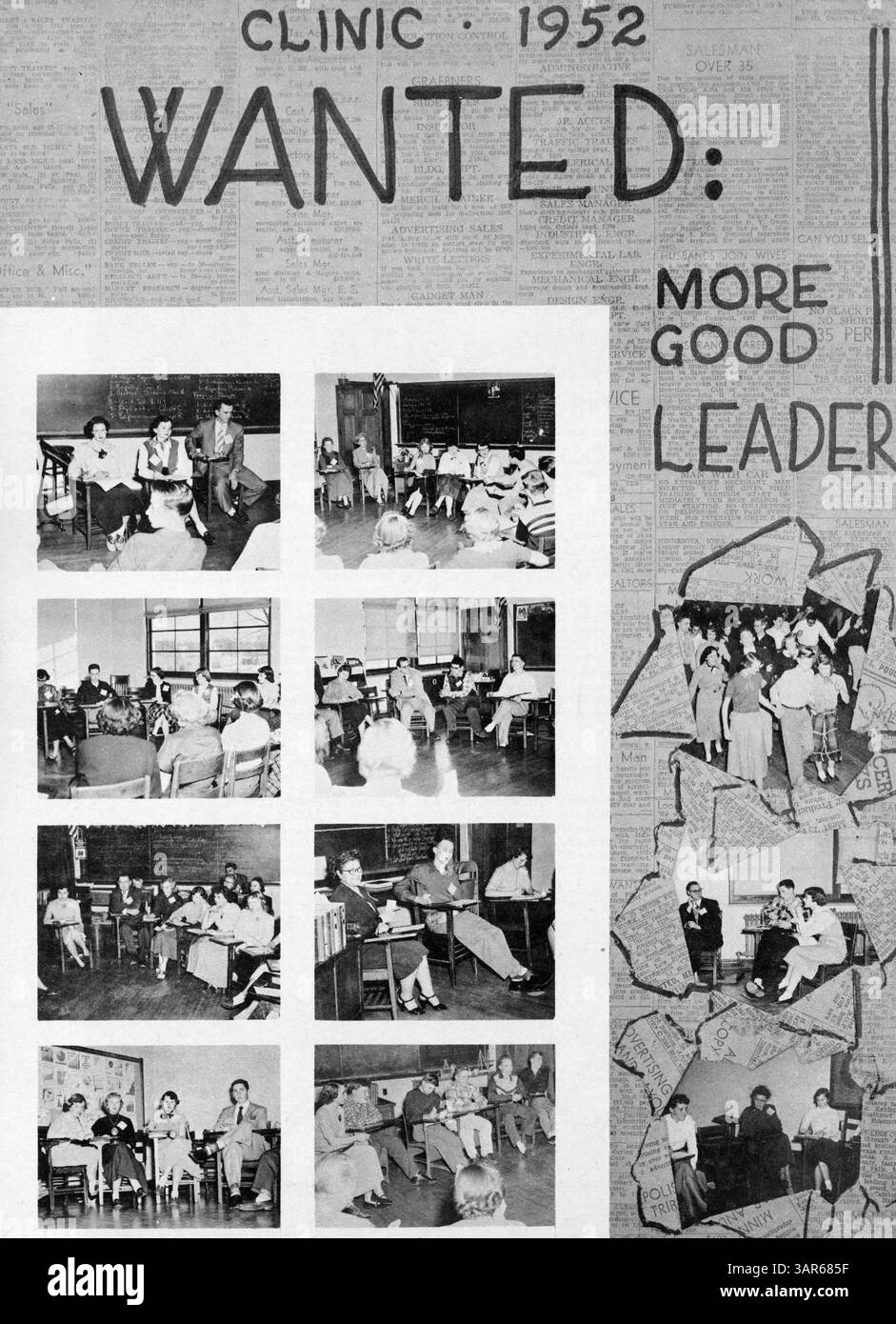 The 1952 Echowan yearbook captures the events, activities, and people ...