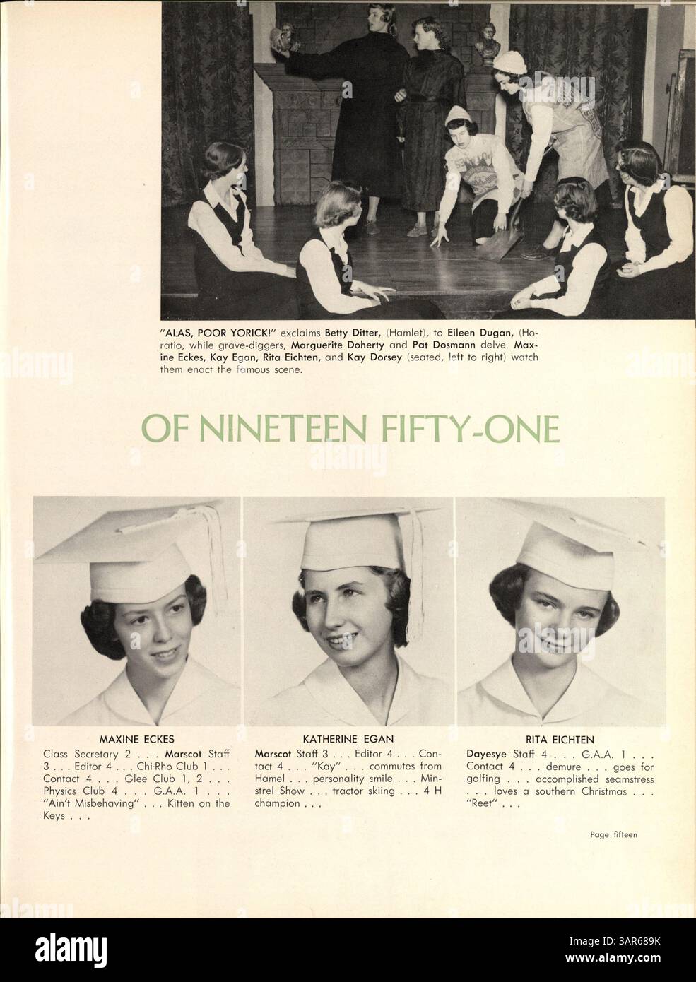 This yearbook from St. Margaret's Academy documents the students ...