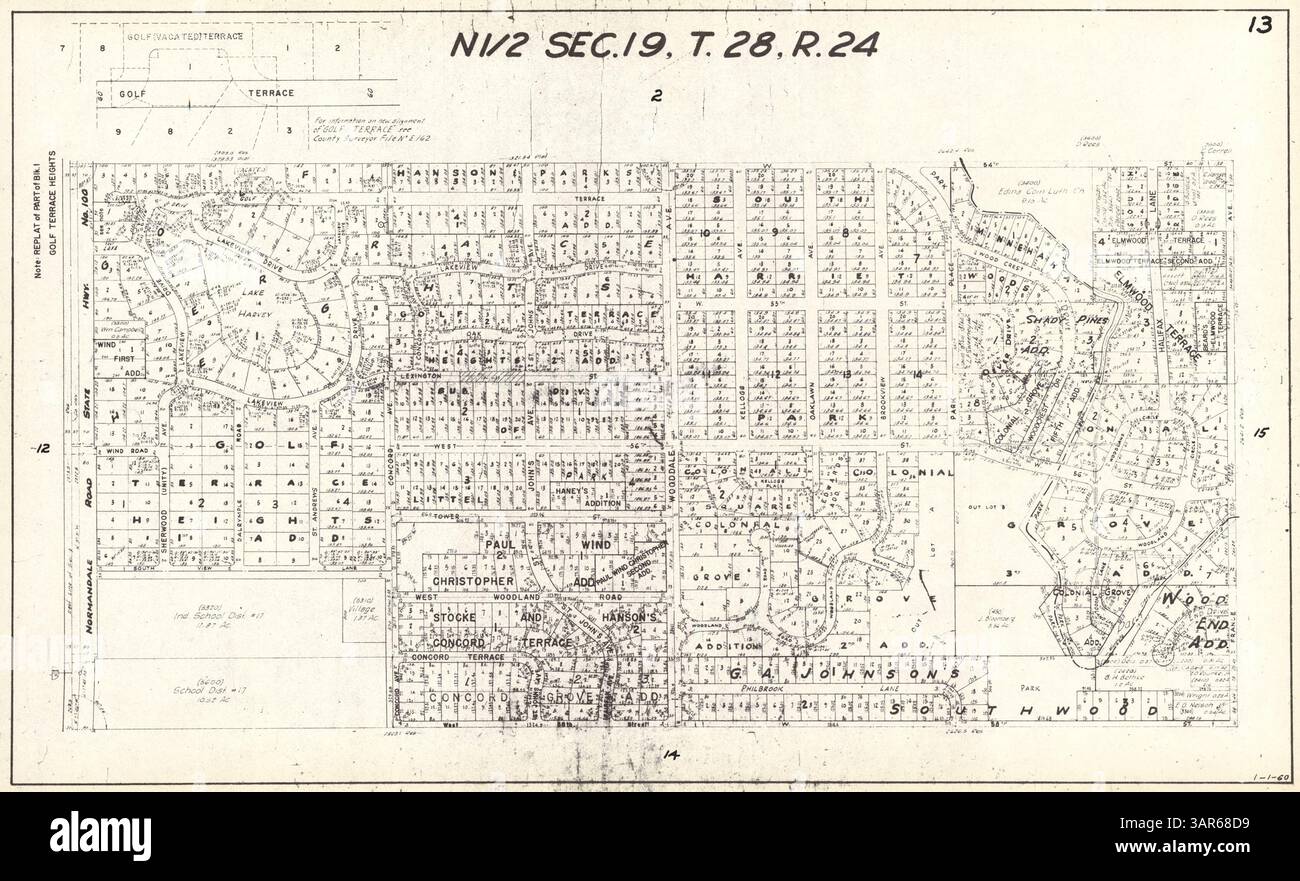 A comprehensive collection of surveys and plats of properties in the ...