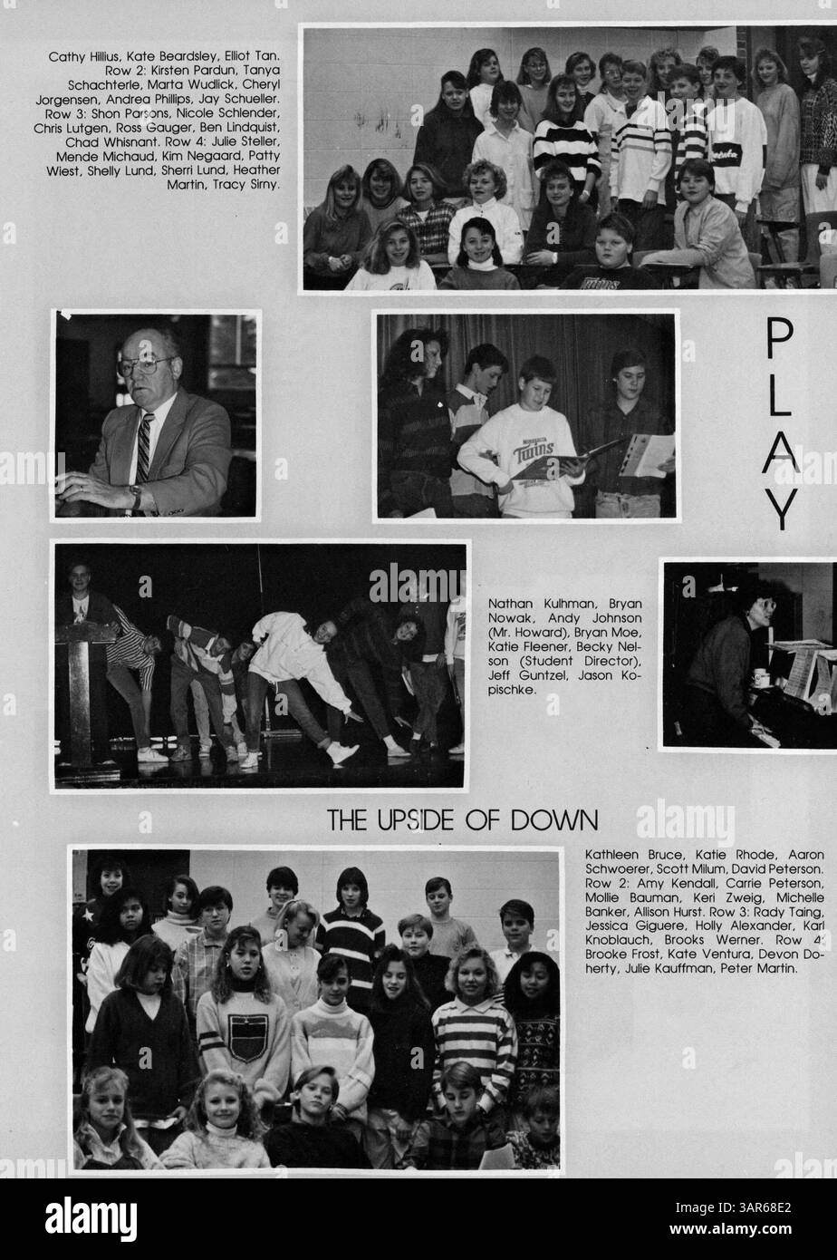 The Minnetonka Junior High School Yearbook for the 1987-1988 school year documents the students ...
