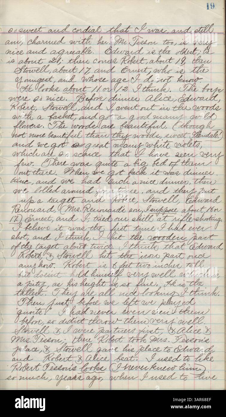 Clara Mitchell's diary, spanning March 25 to August 31, 1886, offers an ...