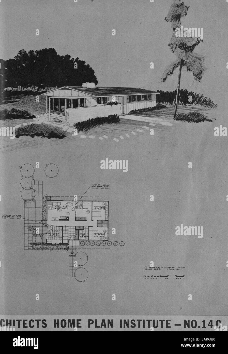 Catalog containing 50 house designs from the Architects Home Plan ...