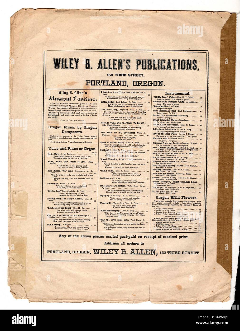 The piece 'At the Gate-way: Beautiful Song and Chorus' was digitized by ...