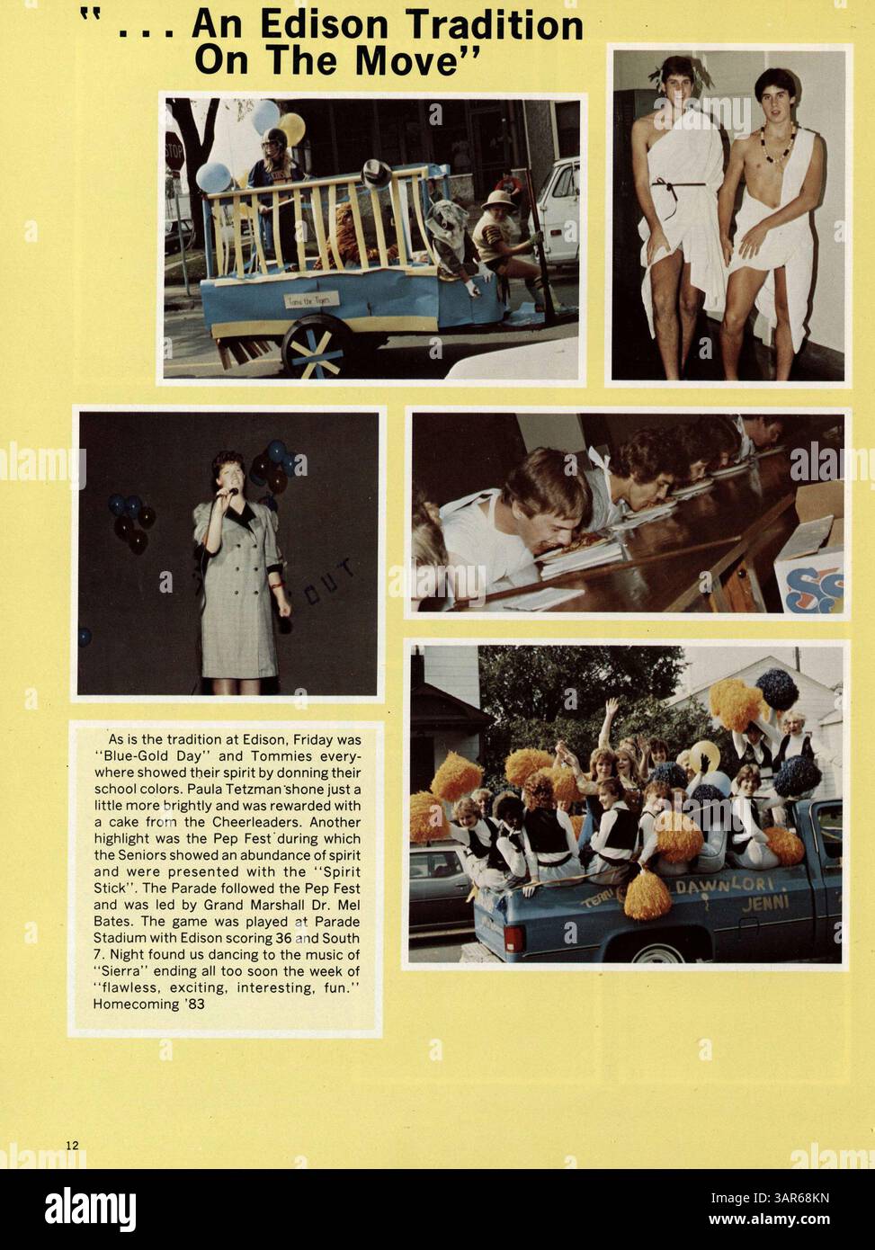 This 1984 high school yearbook captures the experiences of students ...
