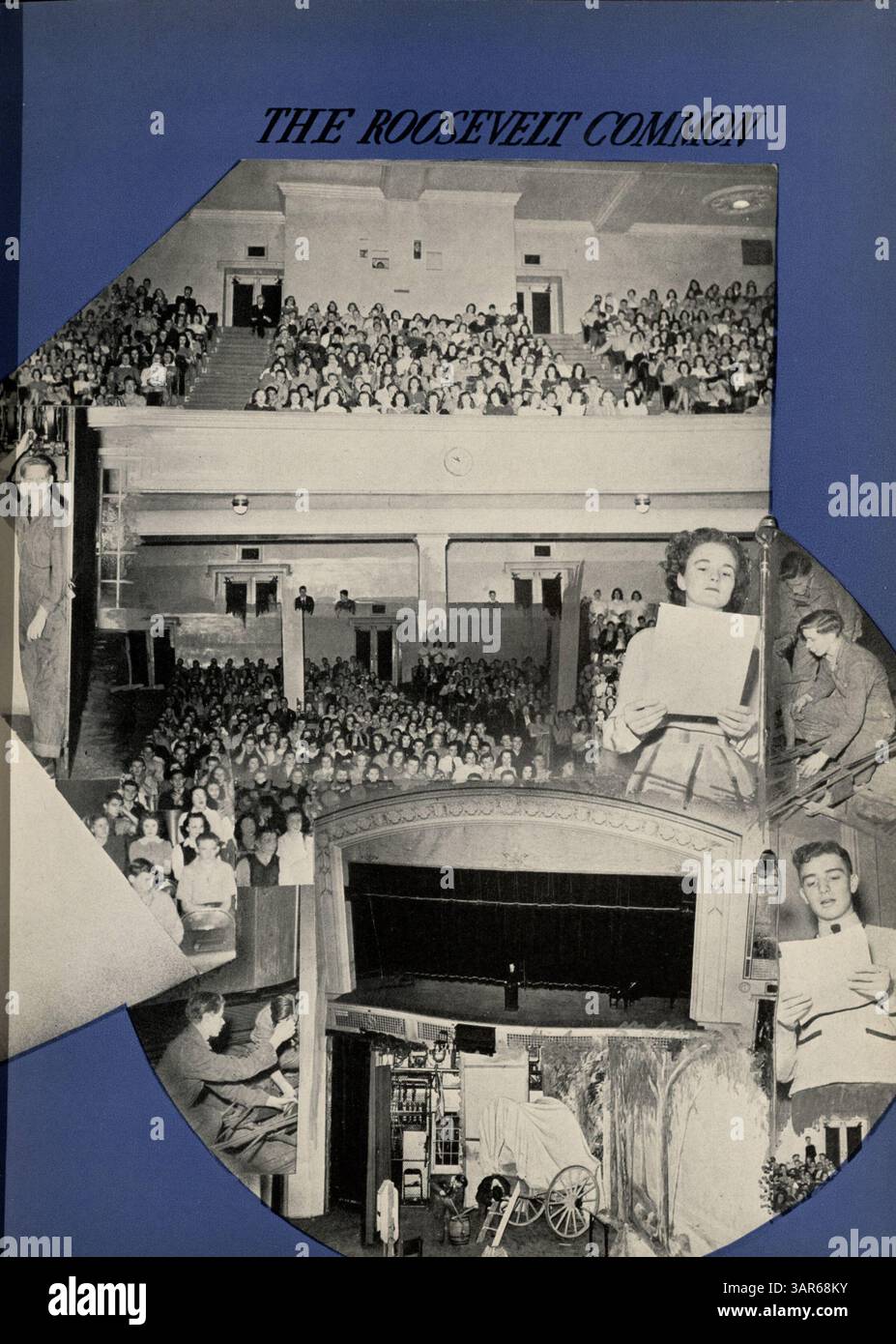 The 1941 'Sagamore' yearbook from Roosevelt High School records the ...