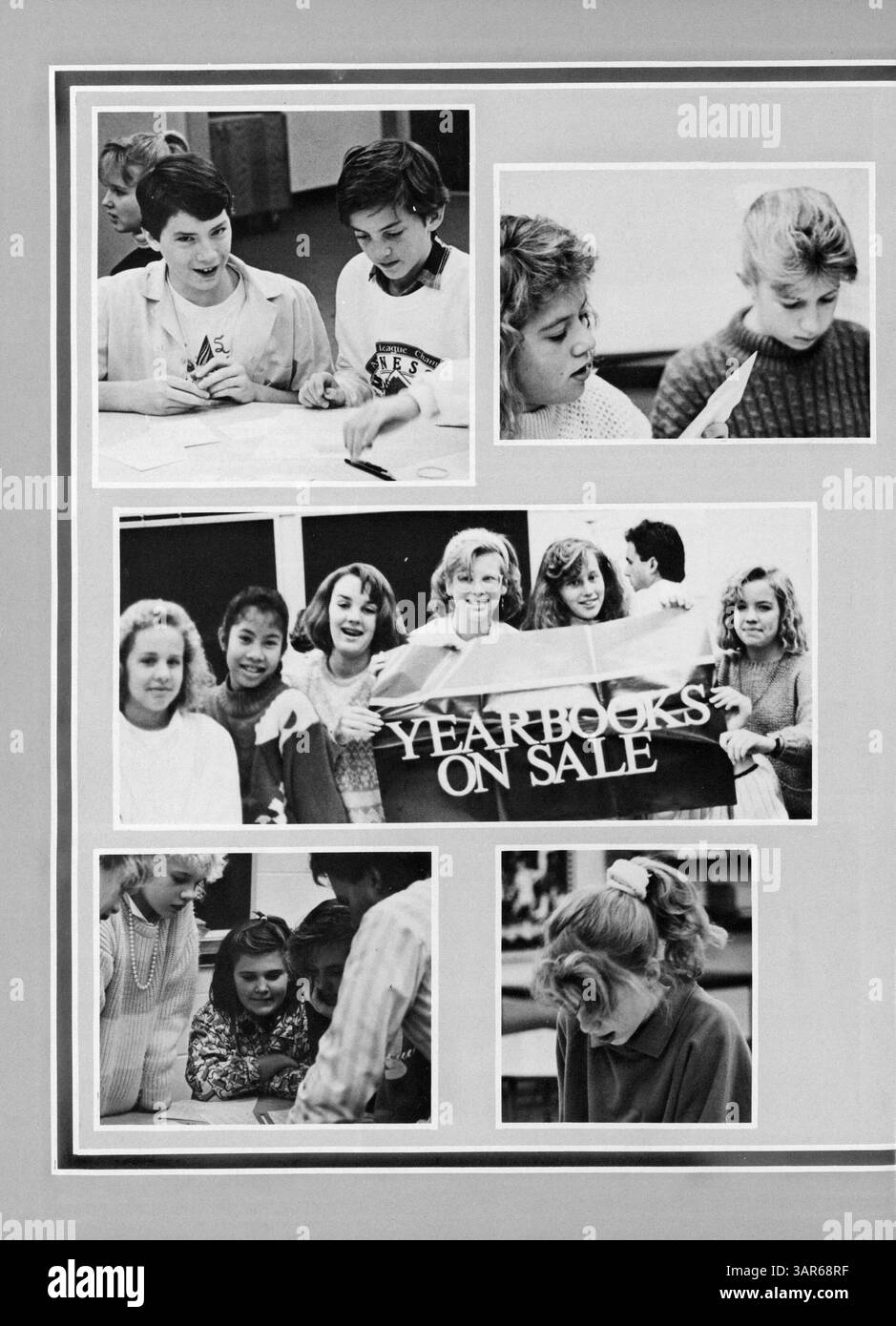 The 1987-1988 Minnetonka Junior High Yearbook records the students ...