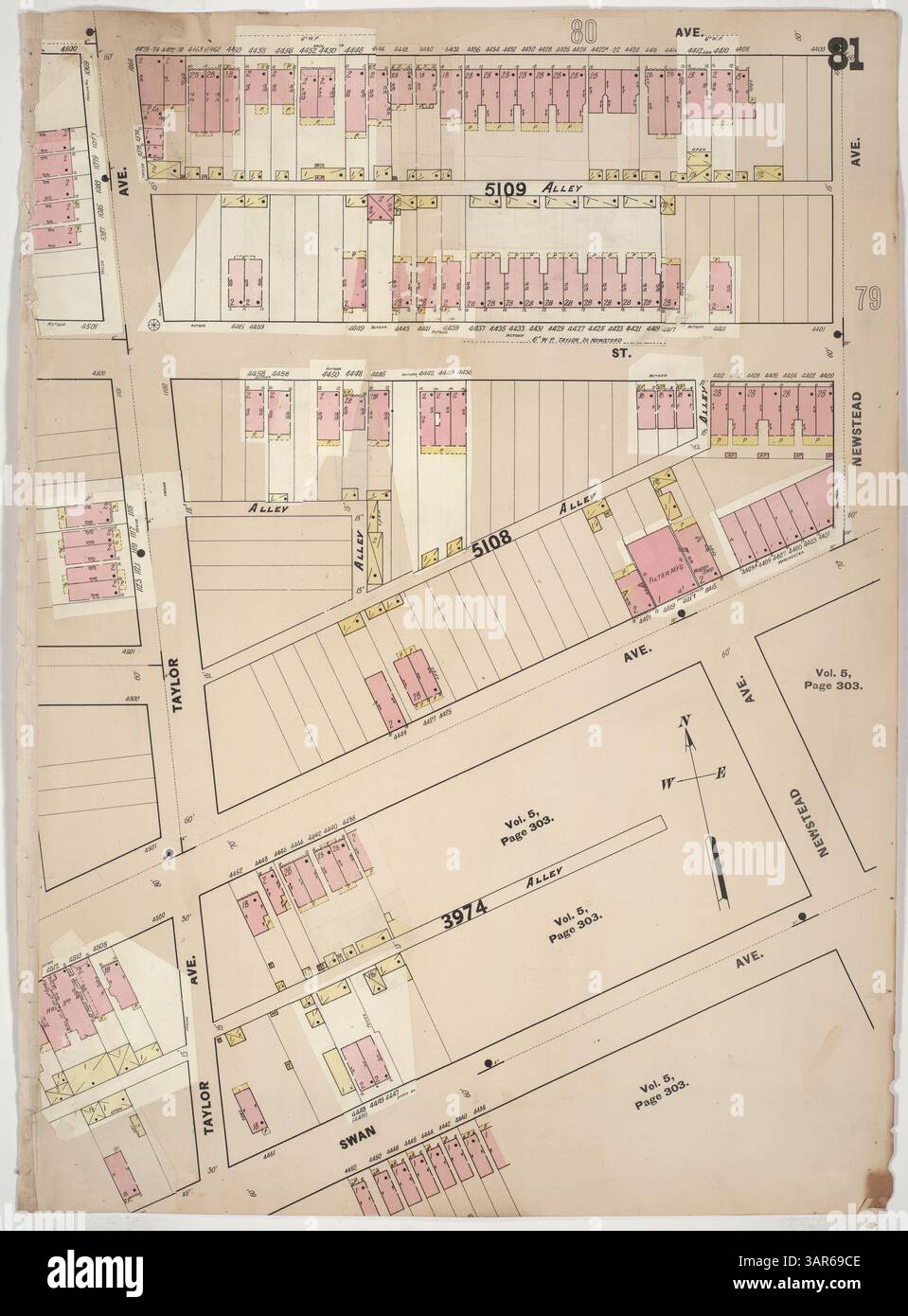 Whipple's 1897 Fire Insurance Map of St. Louis, Volume 6, Page 81 ...