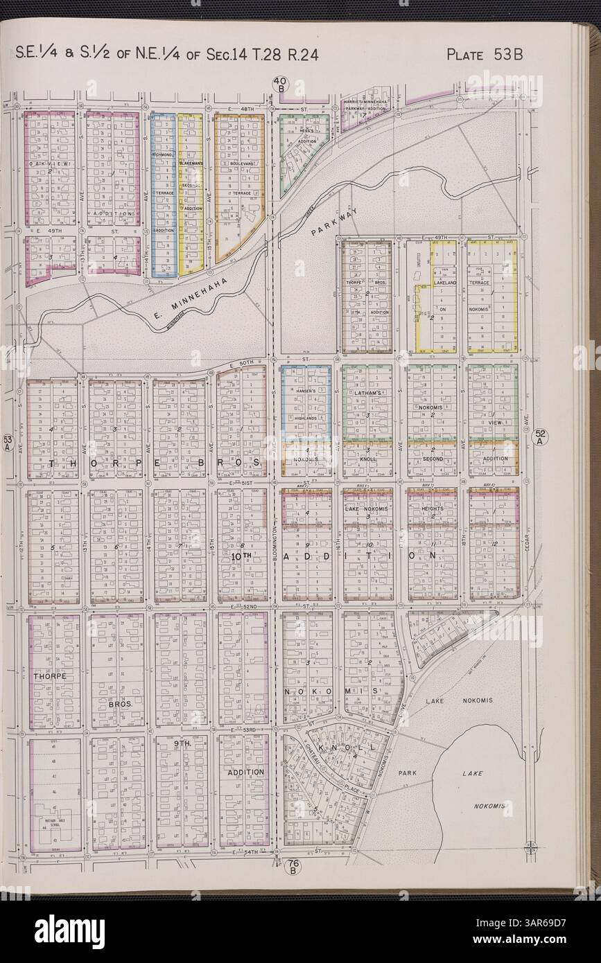 The 1940 Atlas of Minneapolis provides a comprehensive set of surveys ...