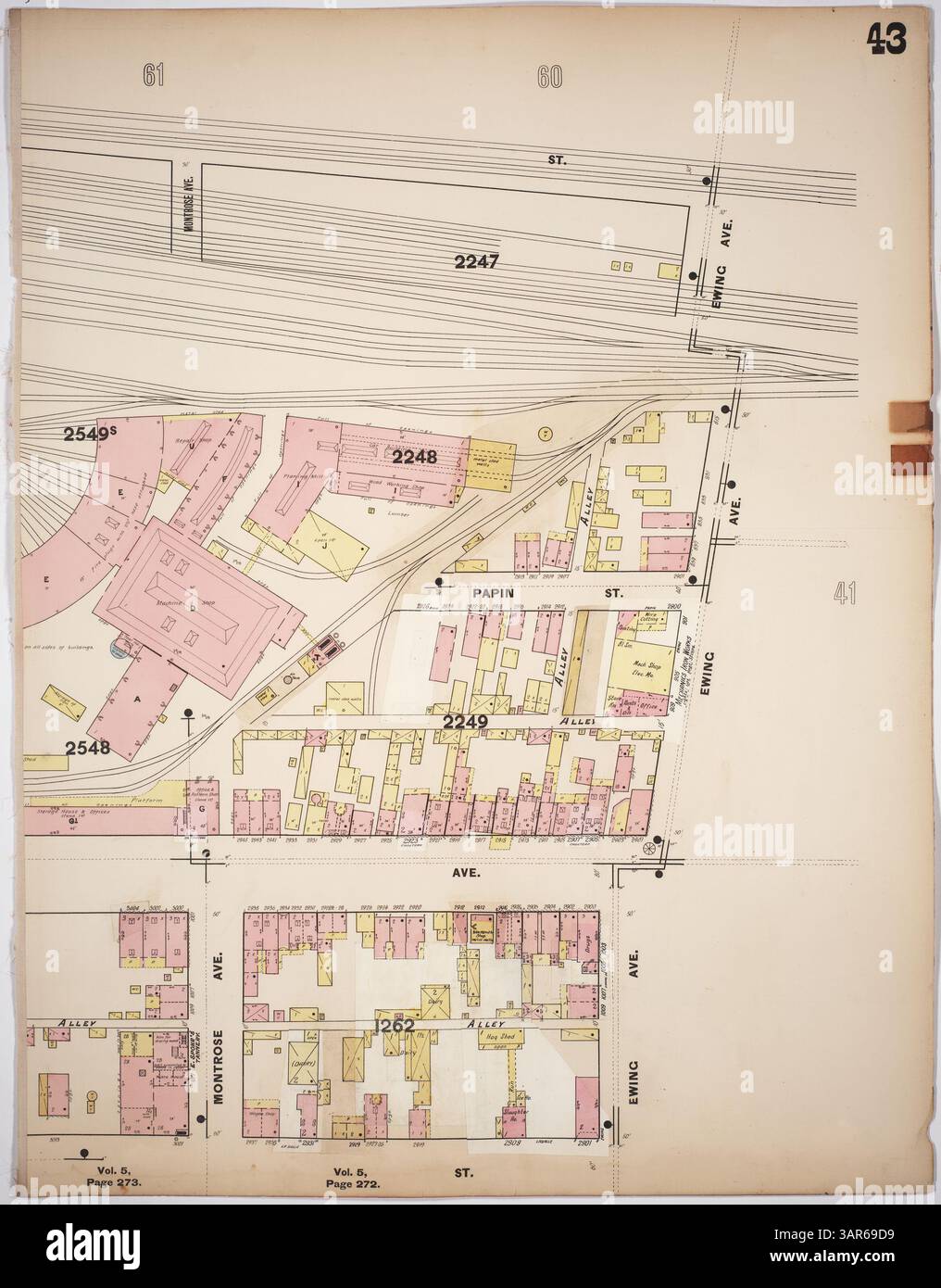 This page from the 1897 Whipple's Fire Insurance Map of St. Louis ...