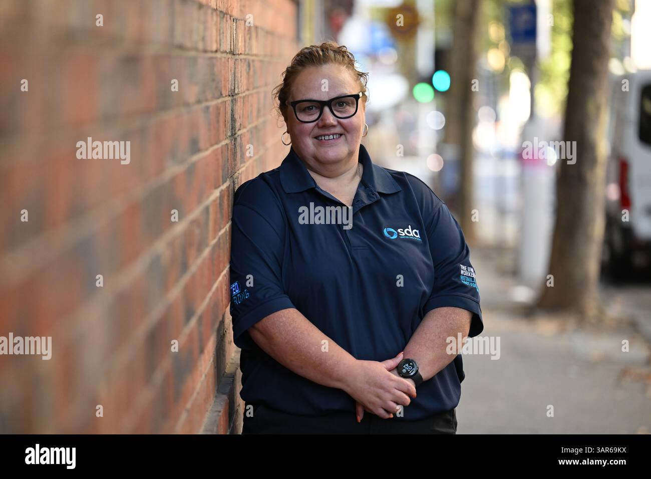 Melbourne, Australia. 17th Apr, 2025. Retail worker Pauline Lethborg ...