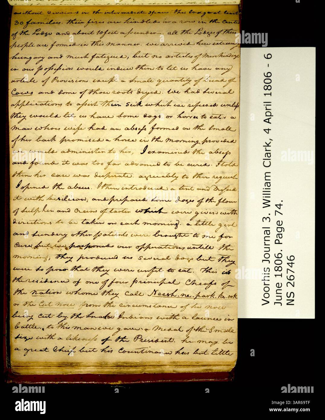 The Voorhis Journal No. 3 from the Clark Family Collection details ...