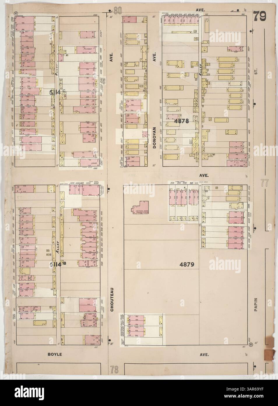This 1897 map by A. Whipple & Co. shows detailed information about St ...