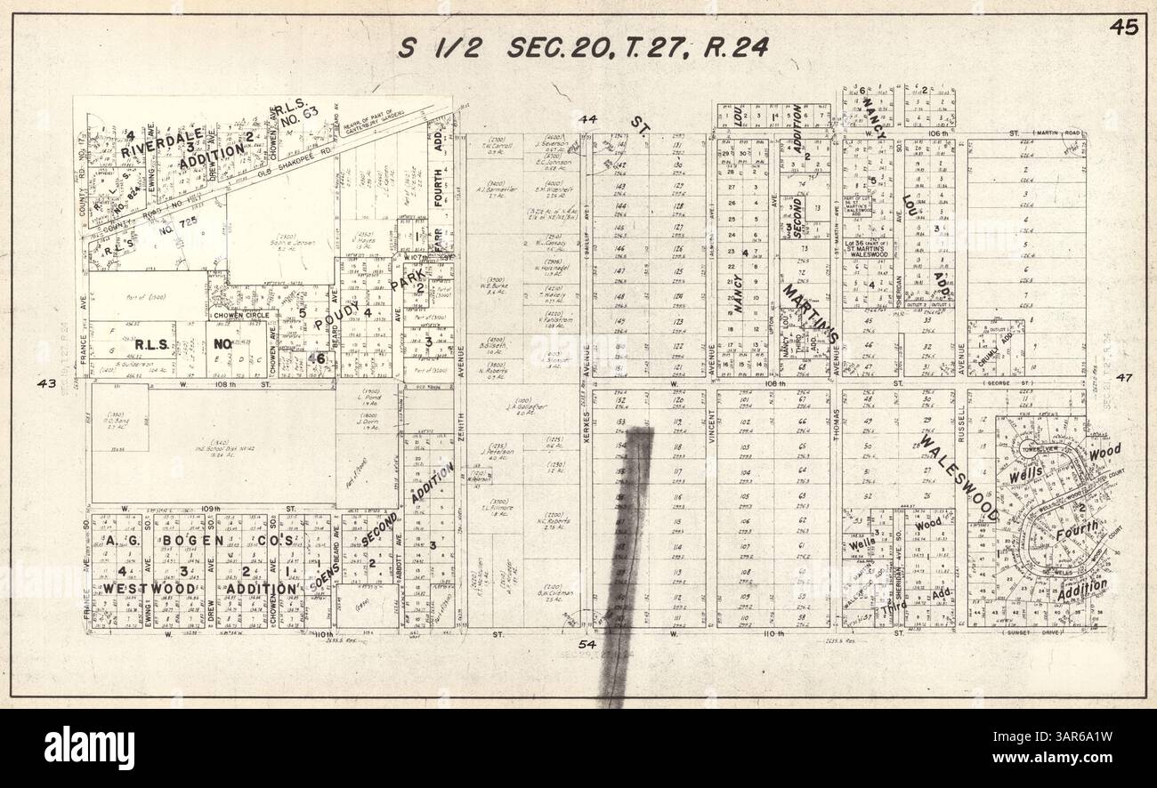 This collection includes surveys and plats documenting property ...