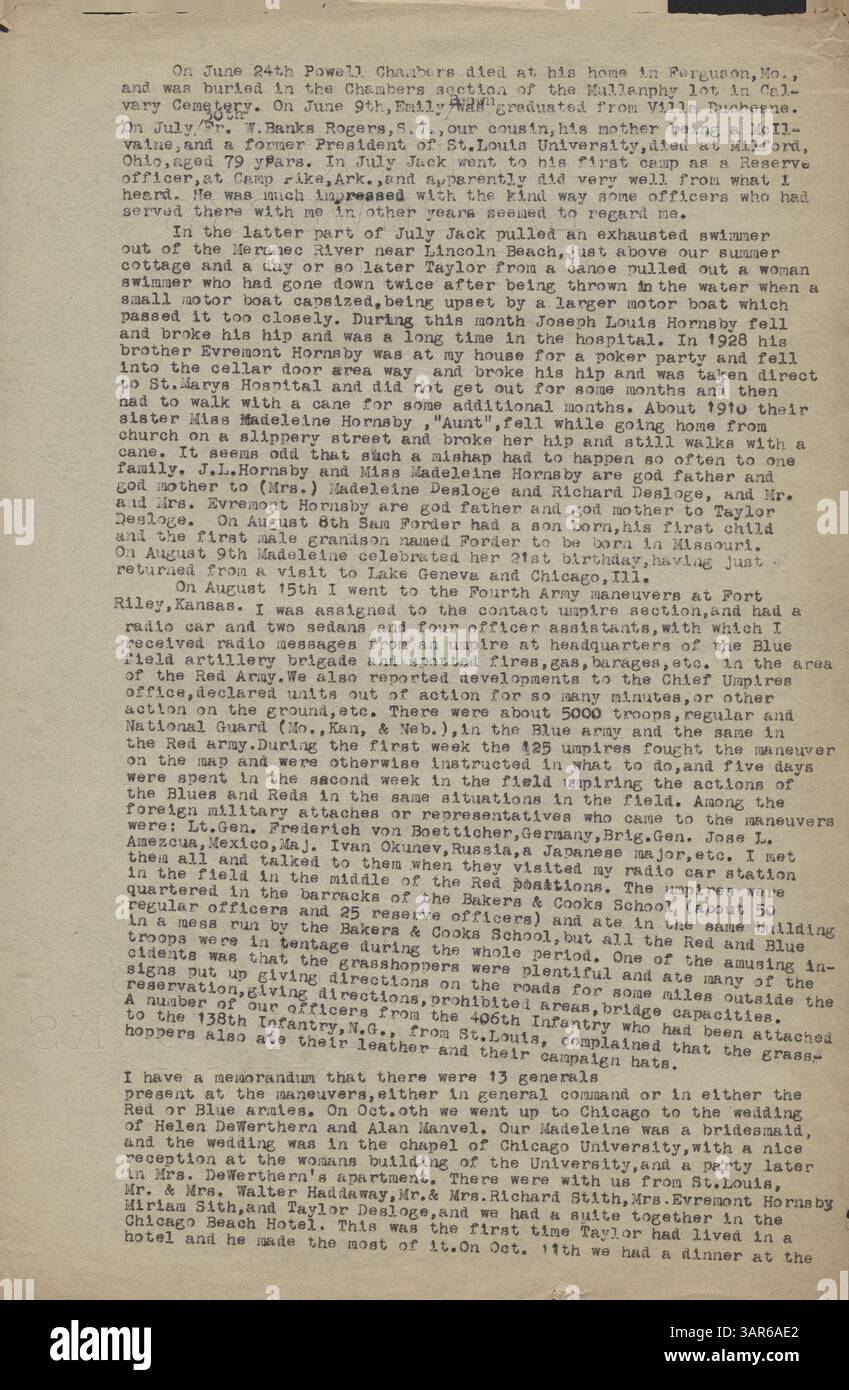 The third volume of George T. Desloge's memoirs (1920-1935) explores his personal journey ...
