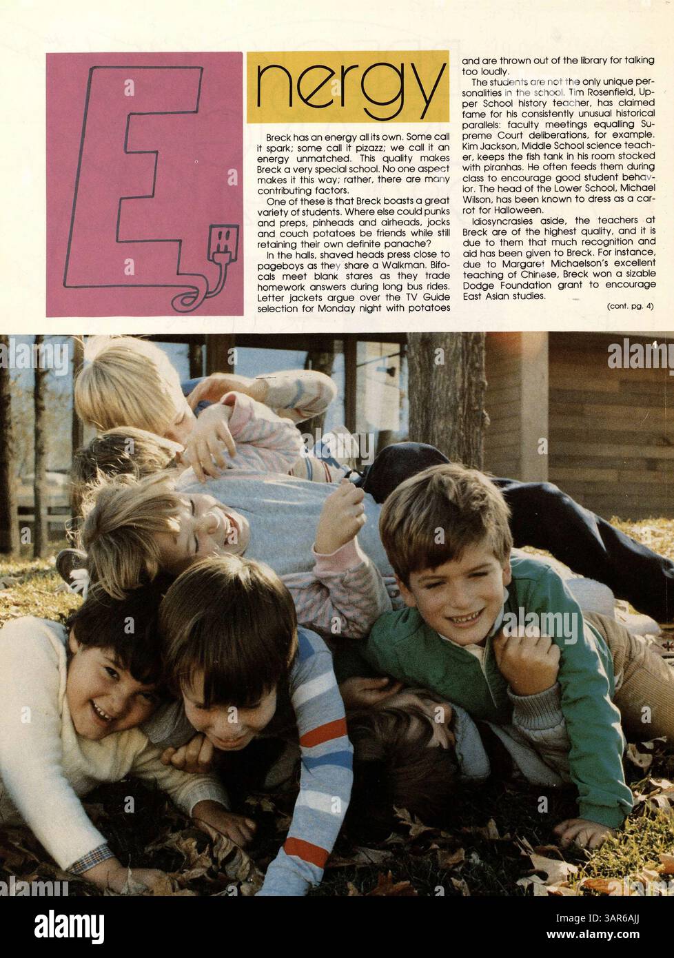 The 1984 'Breck Mustang' yearbook offers a snapshot of the 1983-1984 ...