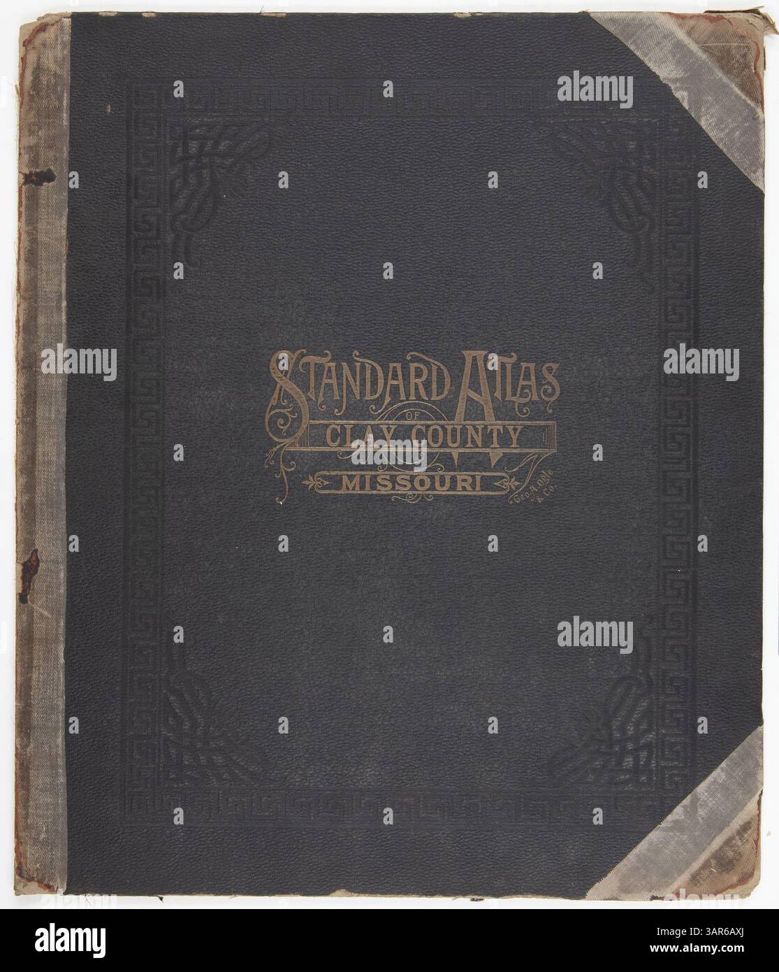 The cover of the Standard Atlas of Clay County, Missouri, provides a ...