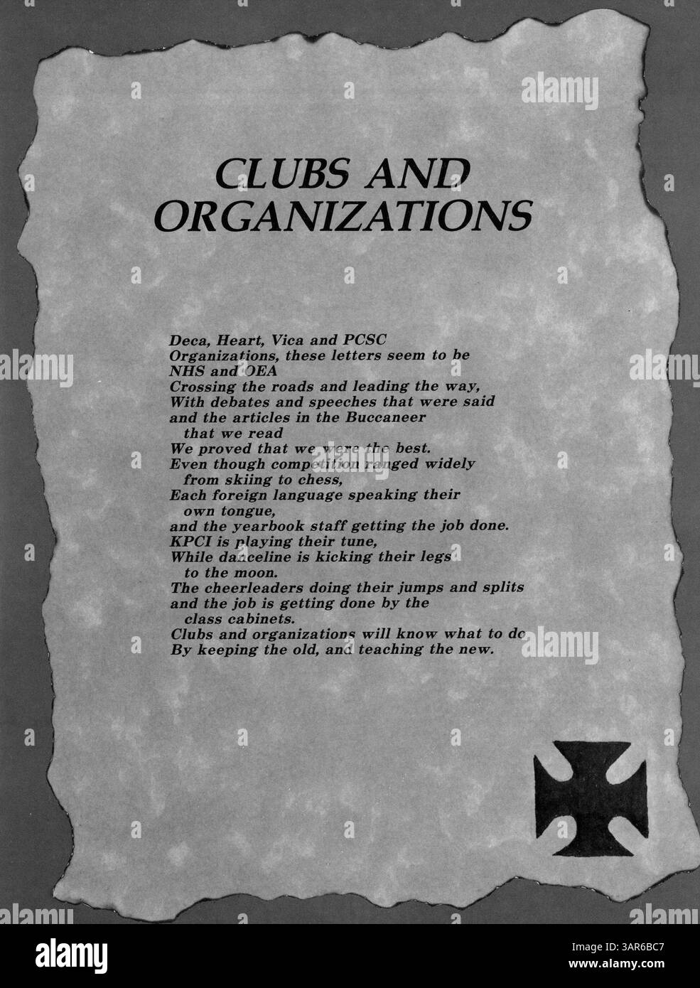 The 1982 'Pirate Treasures' yearbook from Park Center High School ...