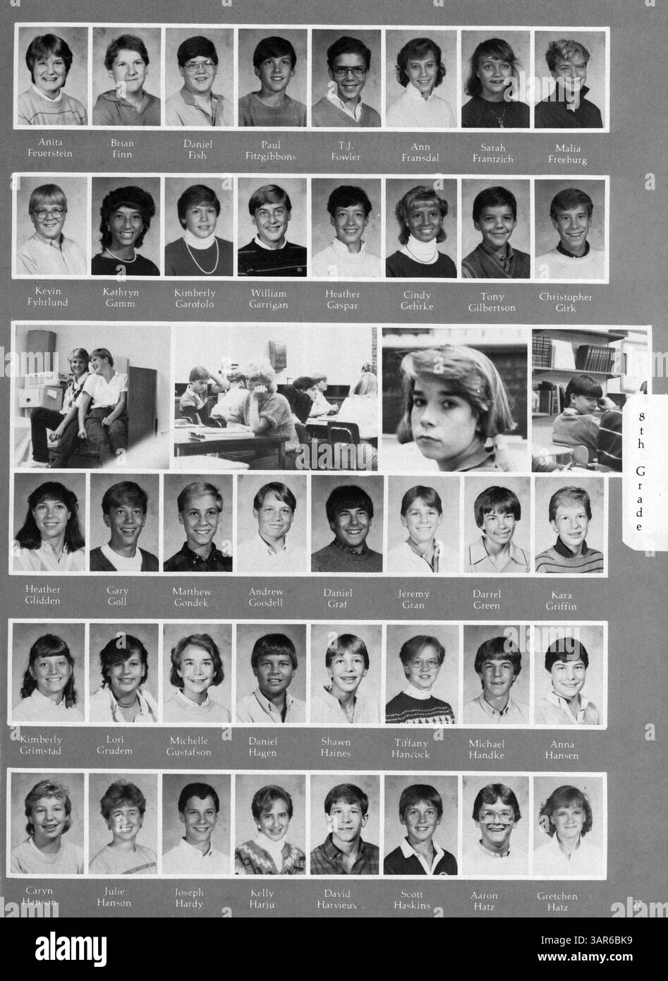 This 1985 yearbook from Minnetonka Junior High School documents the ...