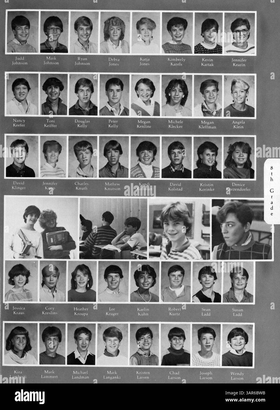 The 1985 yearbook from Minnetonka Junior High showcases the students ...