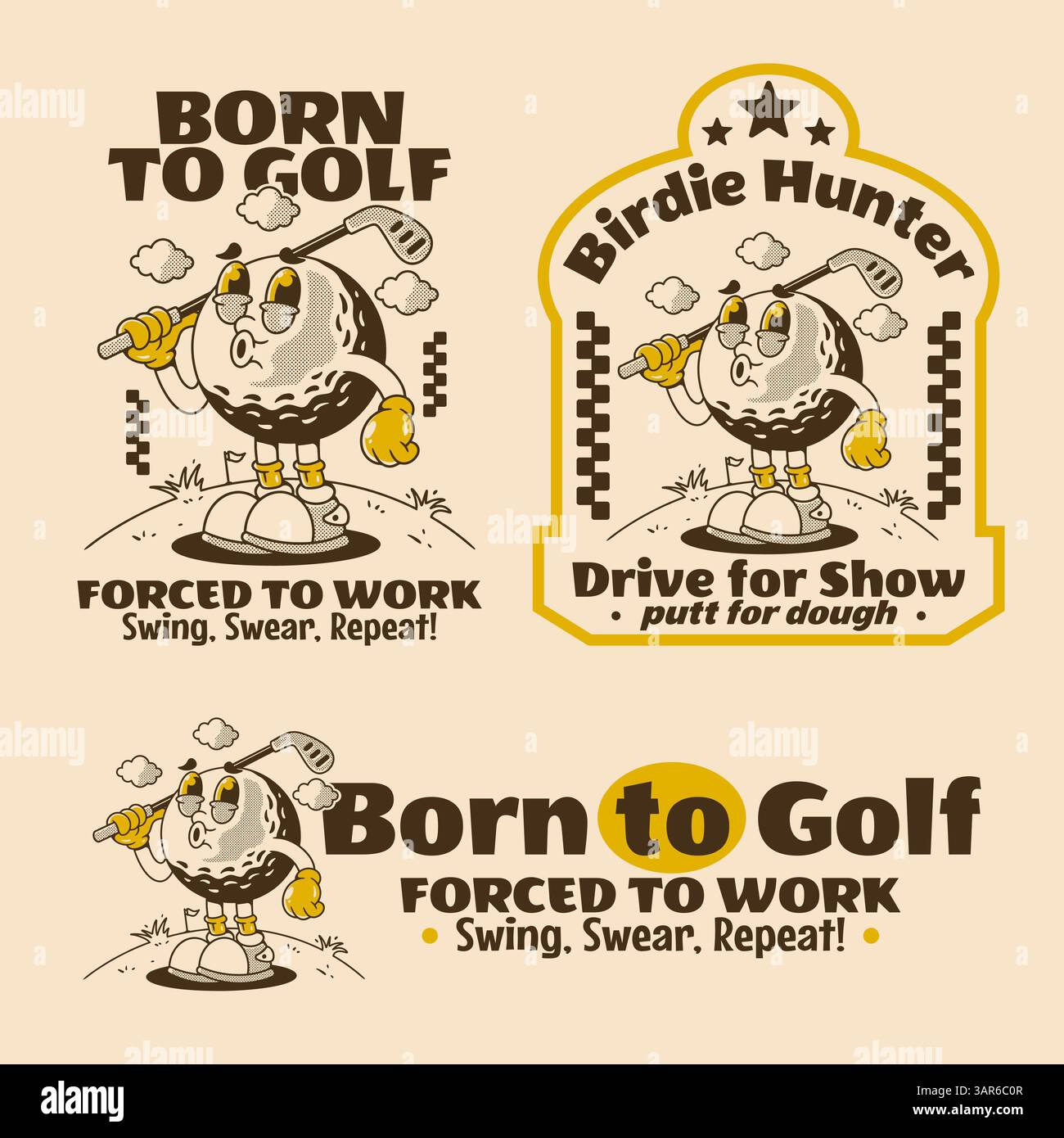 Golf quotes Stock Vector Images - Alamy