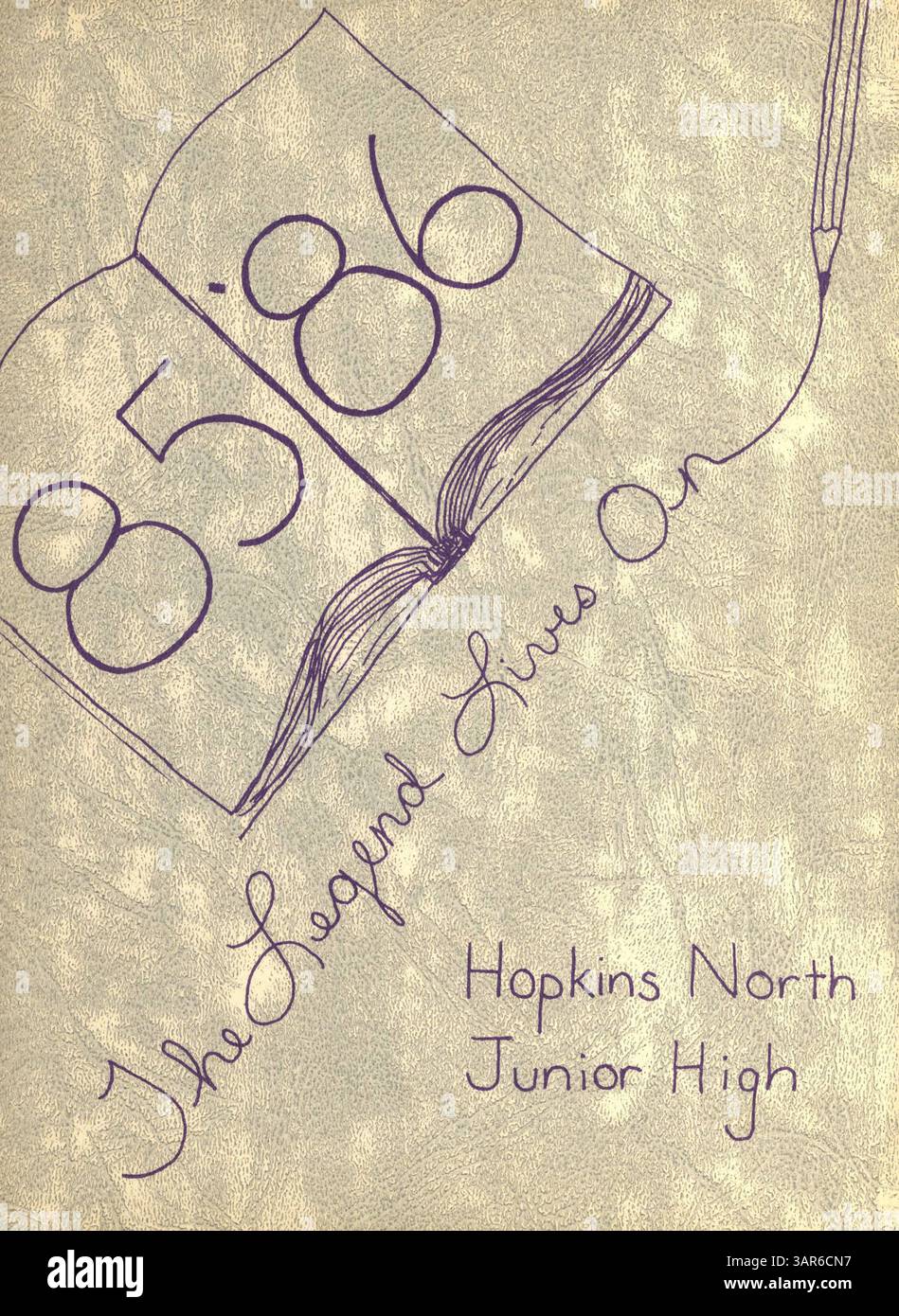 The 'Legend Lives On' yearbook from Hopkins North Junior High ...