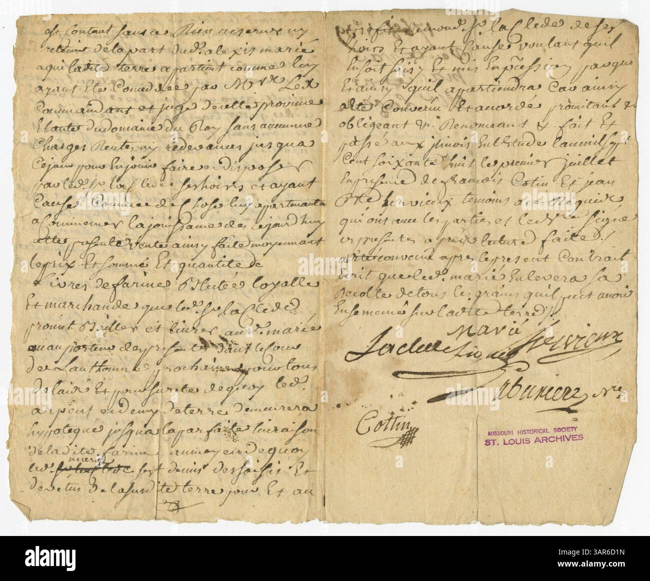 The document records the transfer of property from Alexis Marie to ...