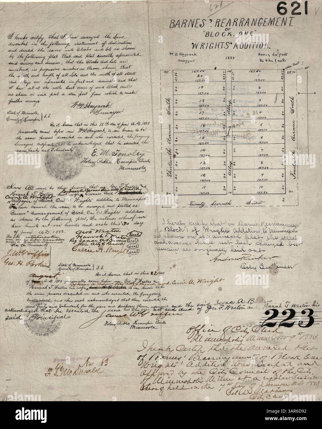 Barnes' Rearrangement of Block One Wright's Division represents a ...