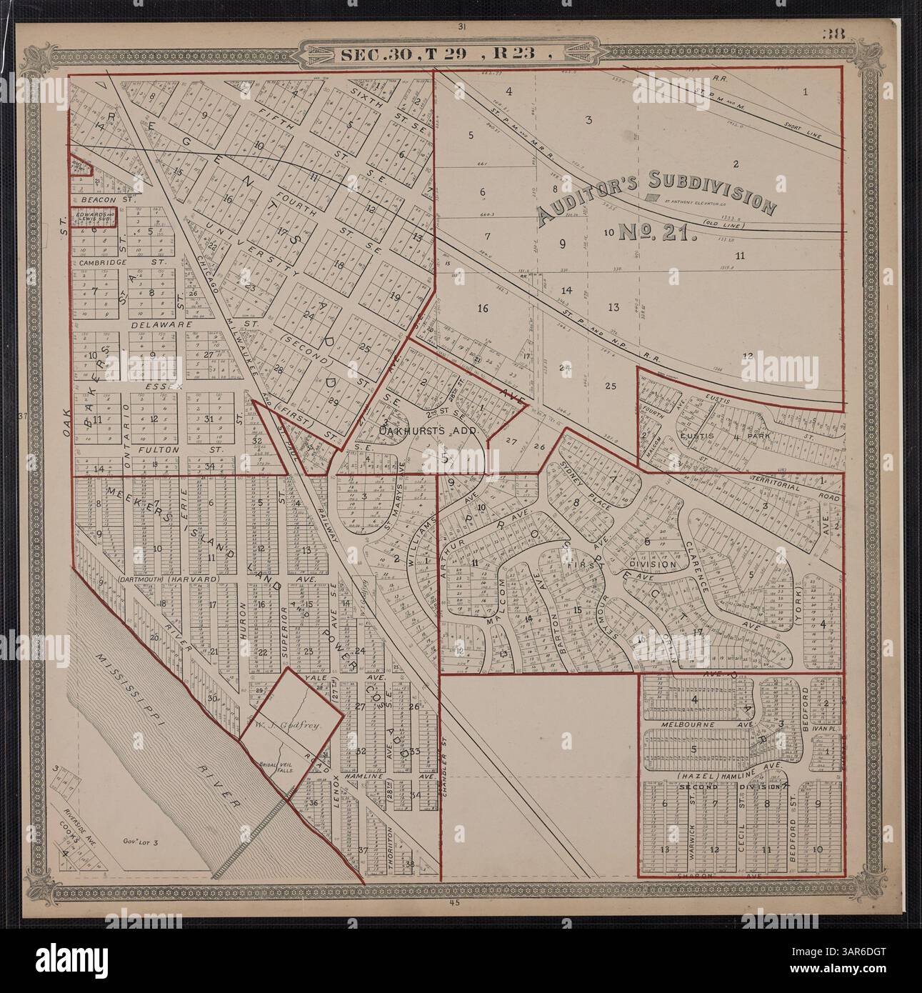 Davison's Atlas documents Minneapolis properties, including section ...