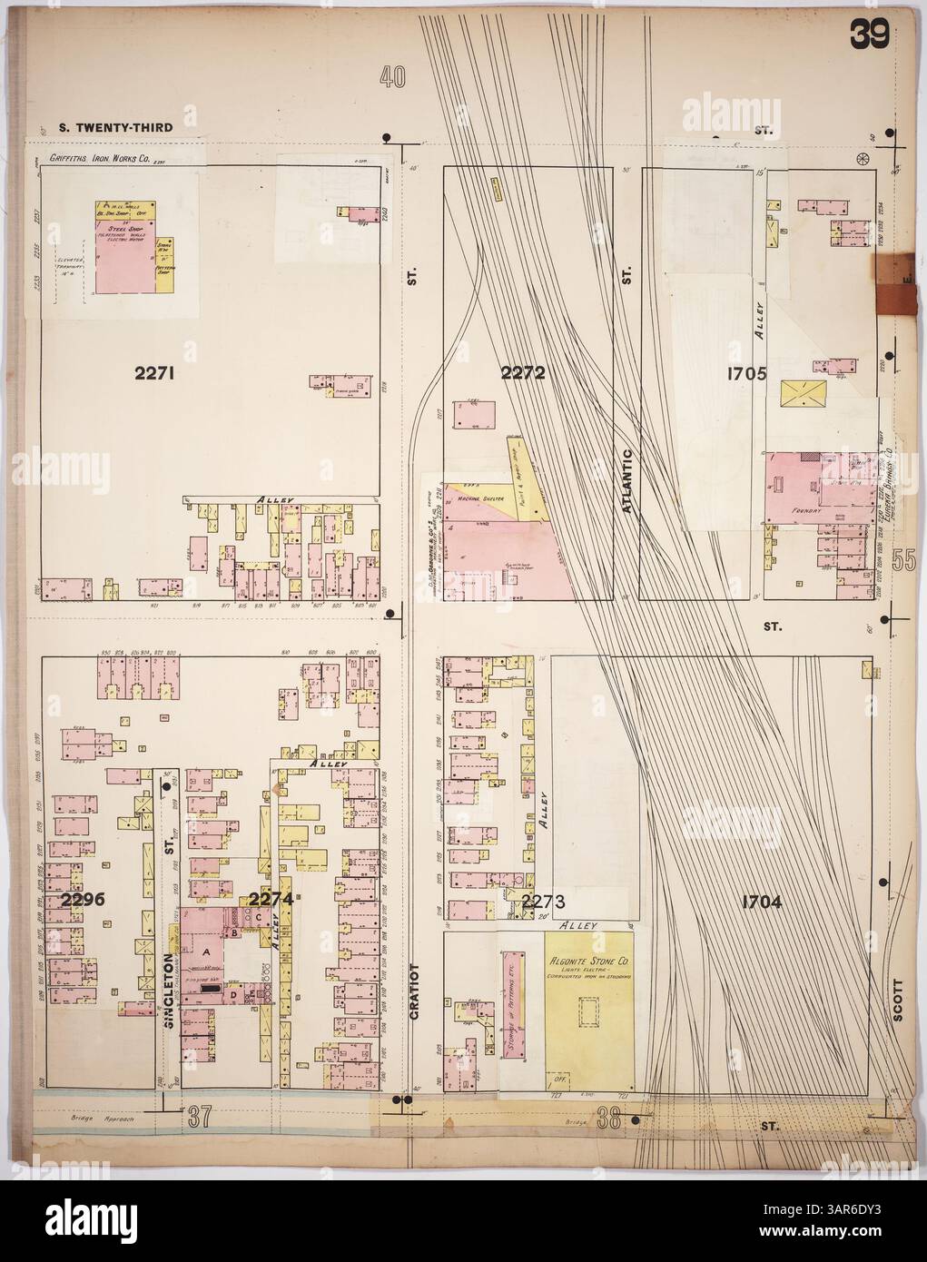 Whipple's Fire Insurance Map of St. Louis, Missouri, from 1897, Volume ...