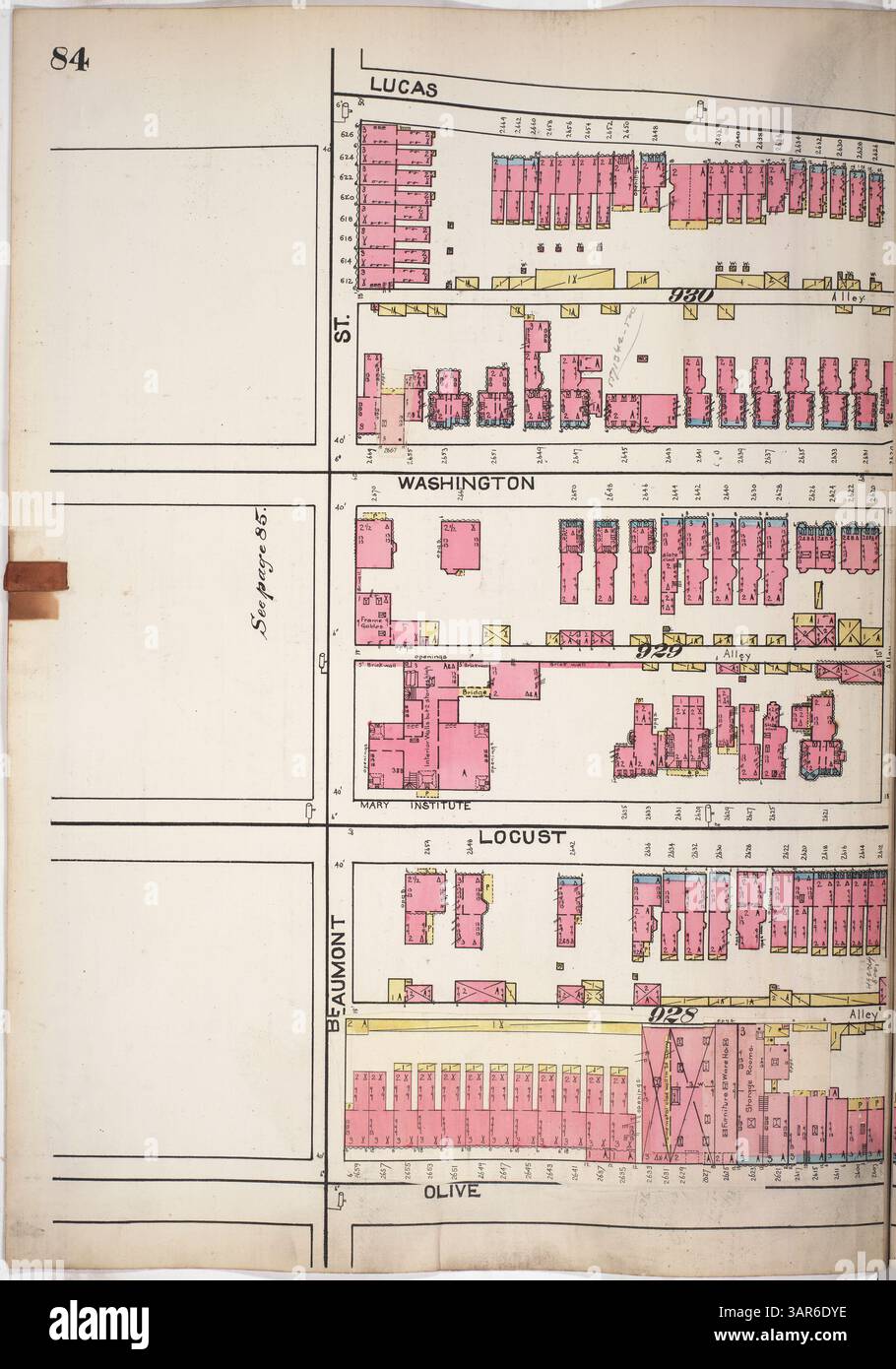 This page from A. Whipple & Co.'s Fire Insurance maps from 1892 ...