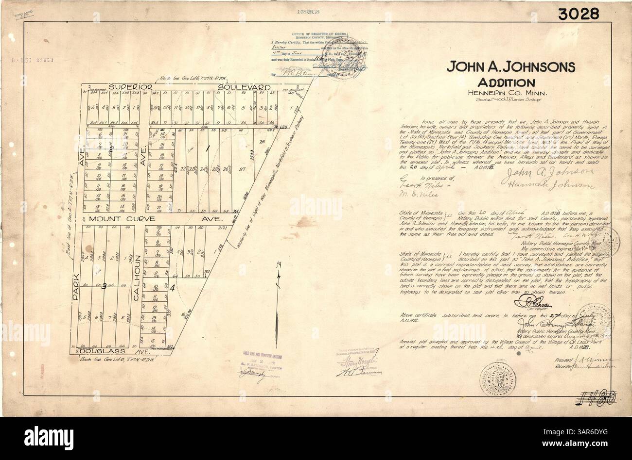 Early hennepin county hi-res stock photography and images - Alamy