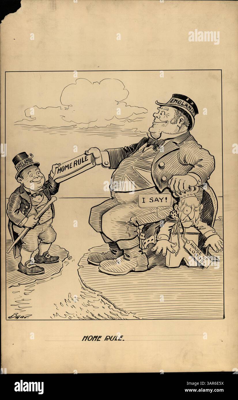 This illustration depicts the moment when the House of Lords hands over ...