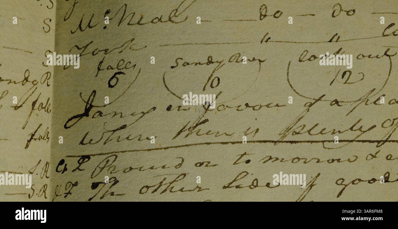 This journal entry from the Clark Family Collection includes a detail ...