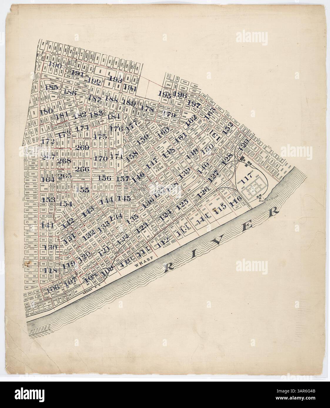 This volume of the Atlas of St. Louis contains maps detailing the city ...