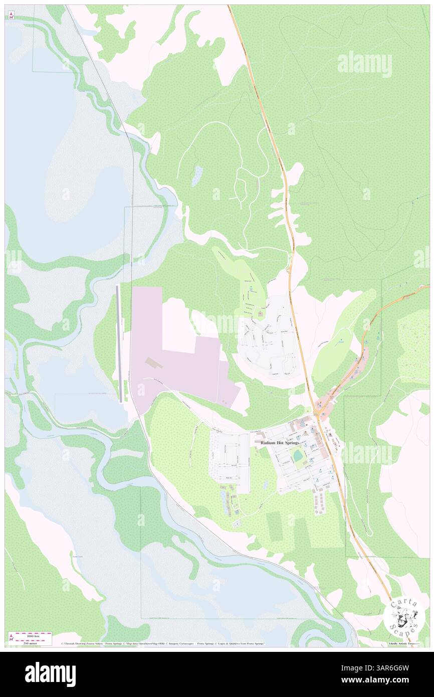 Radium radium hot springs Cut Out Stock Images & Pictures - Alamy