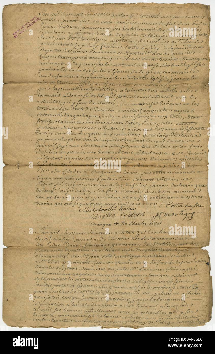 Jean Baptiste Martigny transferred property to Charles Bizet in a ...
