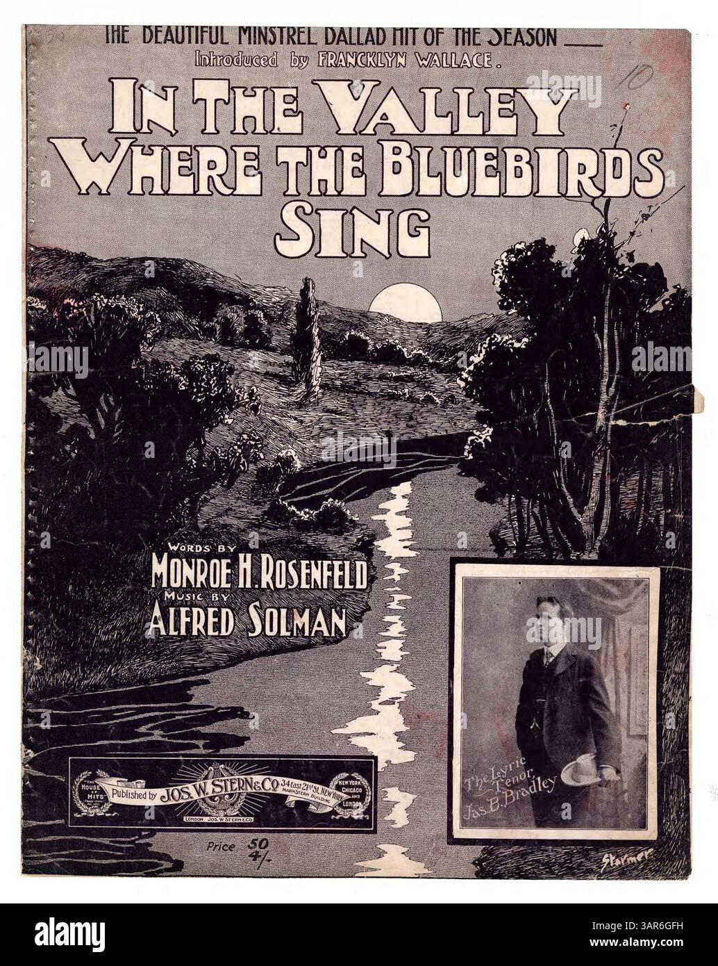 'In the Valley Where the Bluebirds Sing' is a minstrel ballad ...