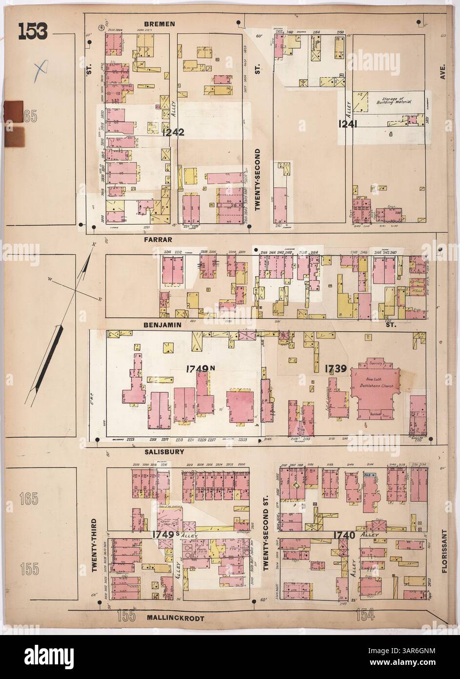 A. Whipple & Co.'s Fire Insurance map from 1895, Volume 4, Page 153 ...